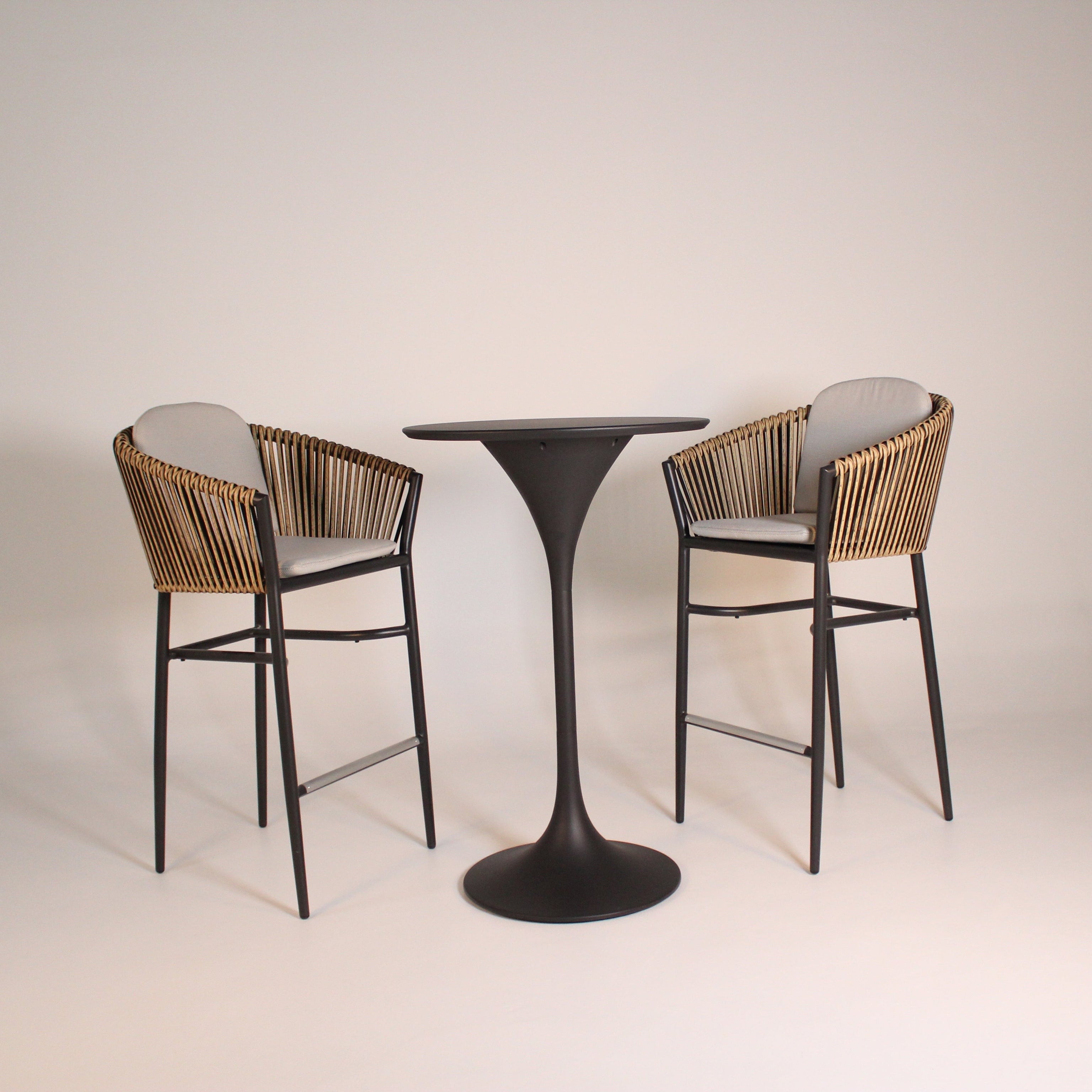 TULIP BAR TABLE - CHARCOAL – Grass it up