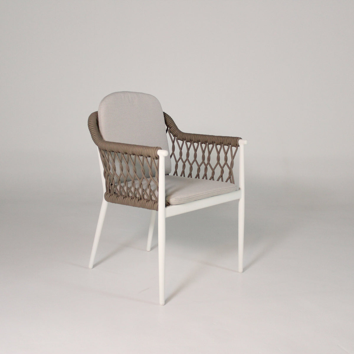 TANGO DINING CHAIR WHITE BEIGE – Grass it up