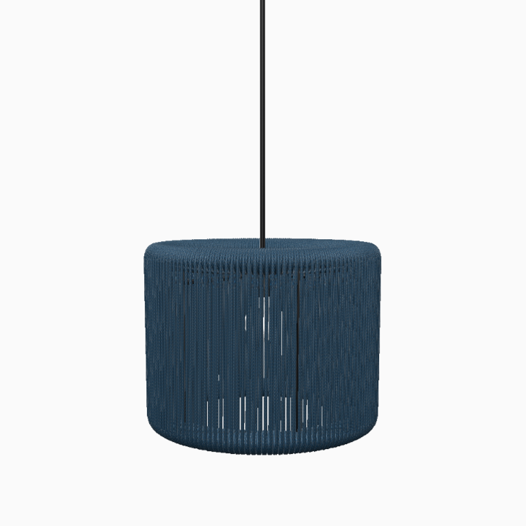CYLINDER PENDANT LIGHT - INDIGO – Grass it up